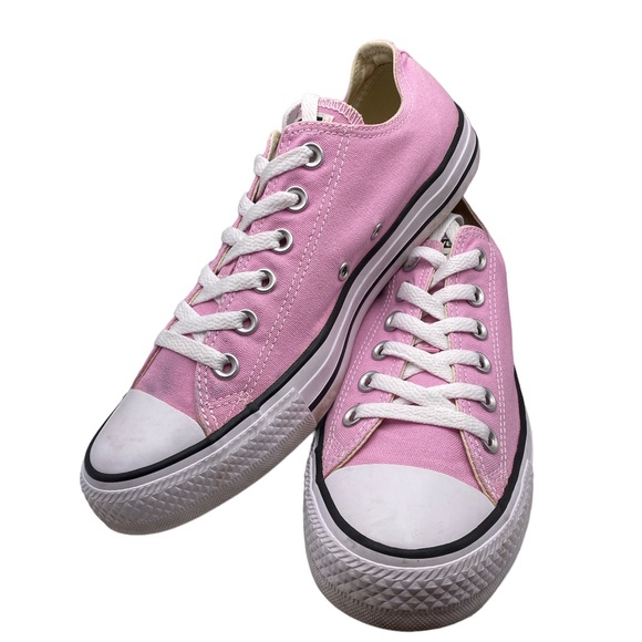 Converse | Shoes | Converse Chuck Taylor All Star Pink Low Top Sneakers ...
